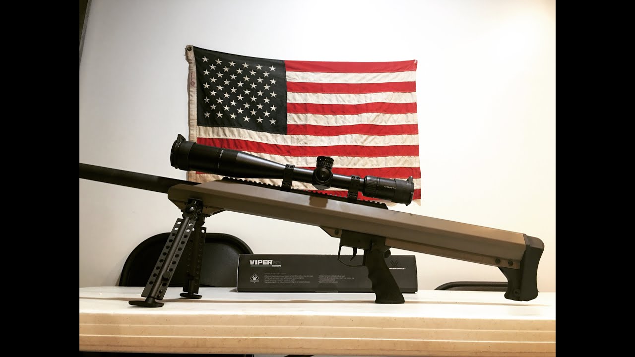 Barrett 50 BMG First Shots - YouTube