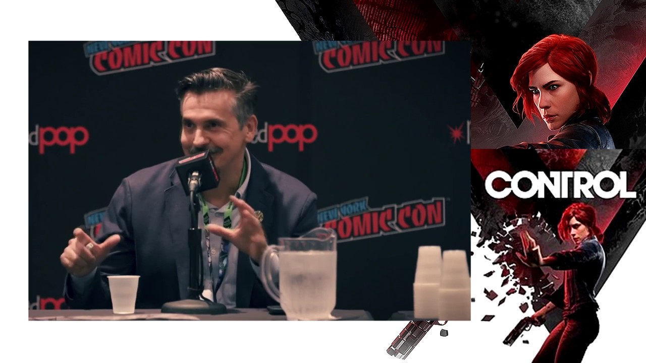 Matthew Porretta talks about the game Control (Comic Con 2018) - YouTube