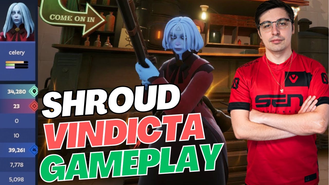 SHROUD DOMINATES WITH VINDICTA! | Deadlock Gameplay - YouTube