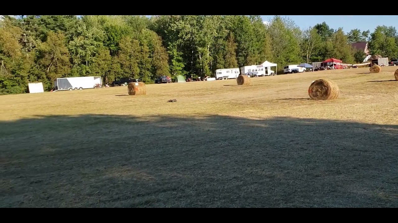 ZD Truggy Hay Bail Racing at the ATV/ATC Show - YouTube