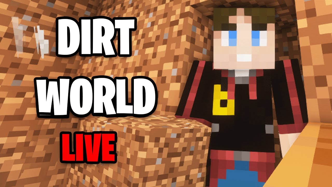 Überleben in der Minecraft DIRT WORLD! - YouTube