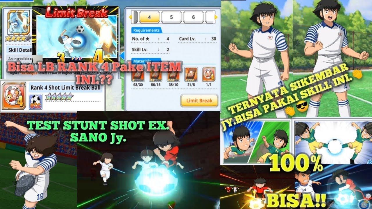 ITEM Limit BREAK Rank 4 dan Test skill terbaru para pemain Jy. - YouTube