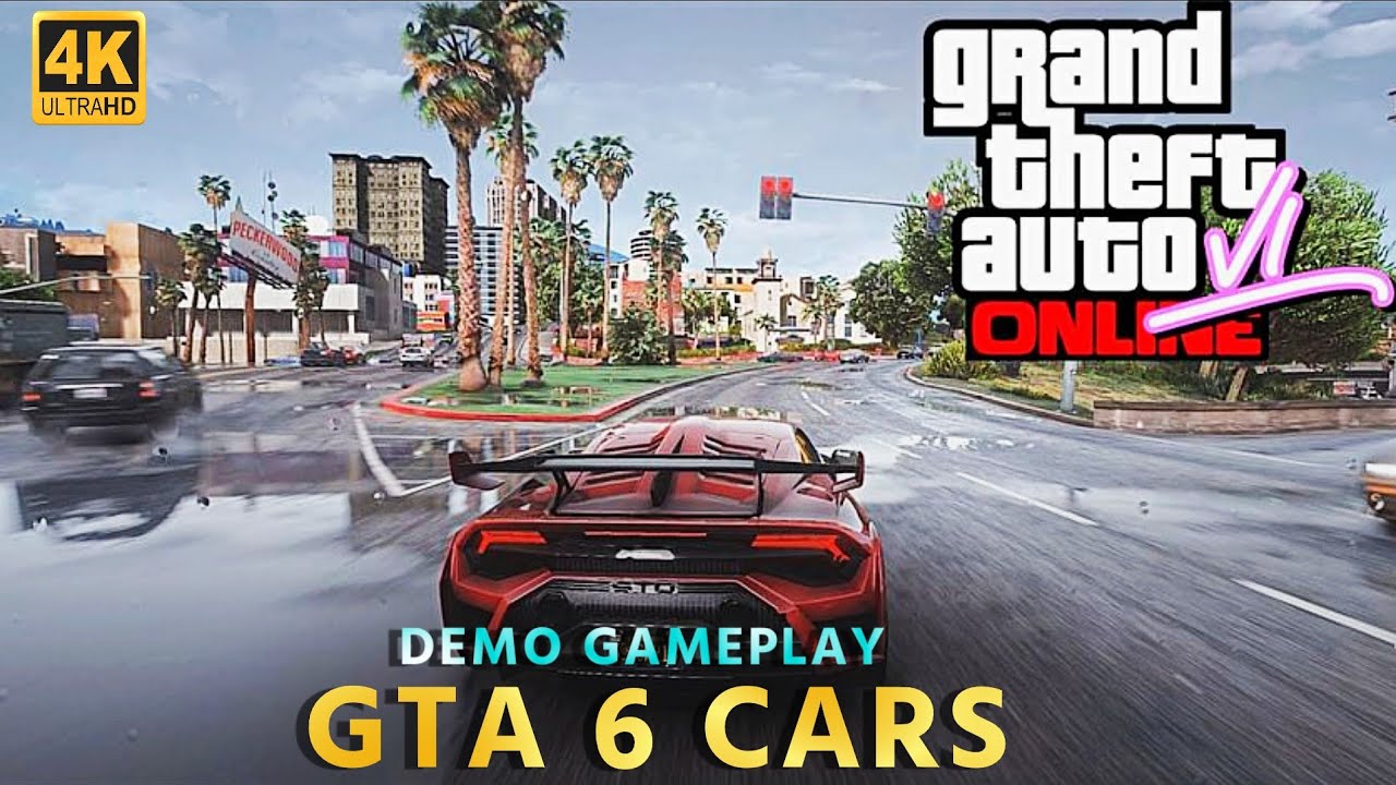 GTA 6 LEAKED GAMEPLAY | GTA 6 CARS TESTING VIDEO | GTA 6 - YouTube