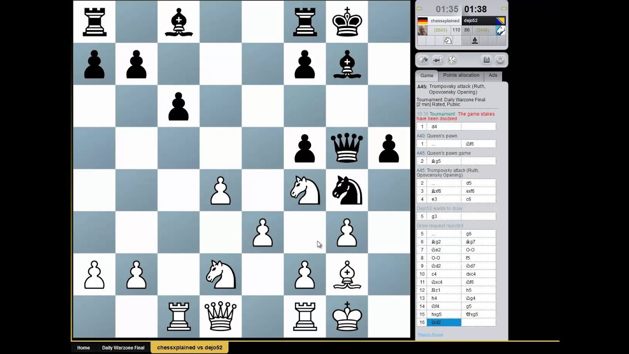 Chesscube - Warzone Final 2013-01-07 - YouTube