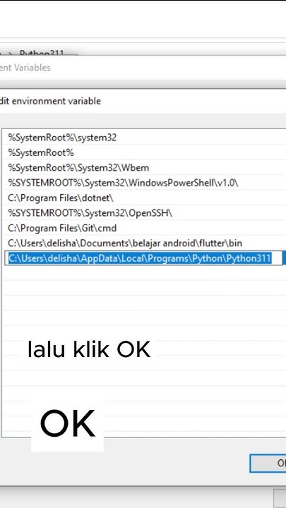 add path python win 10 - YouTube