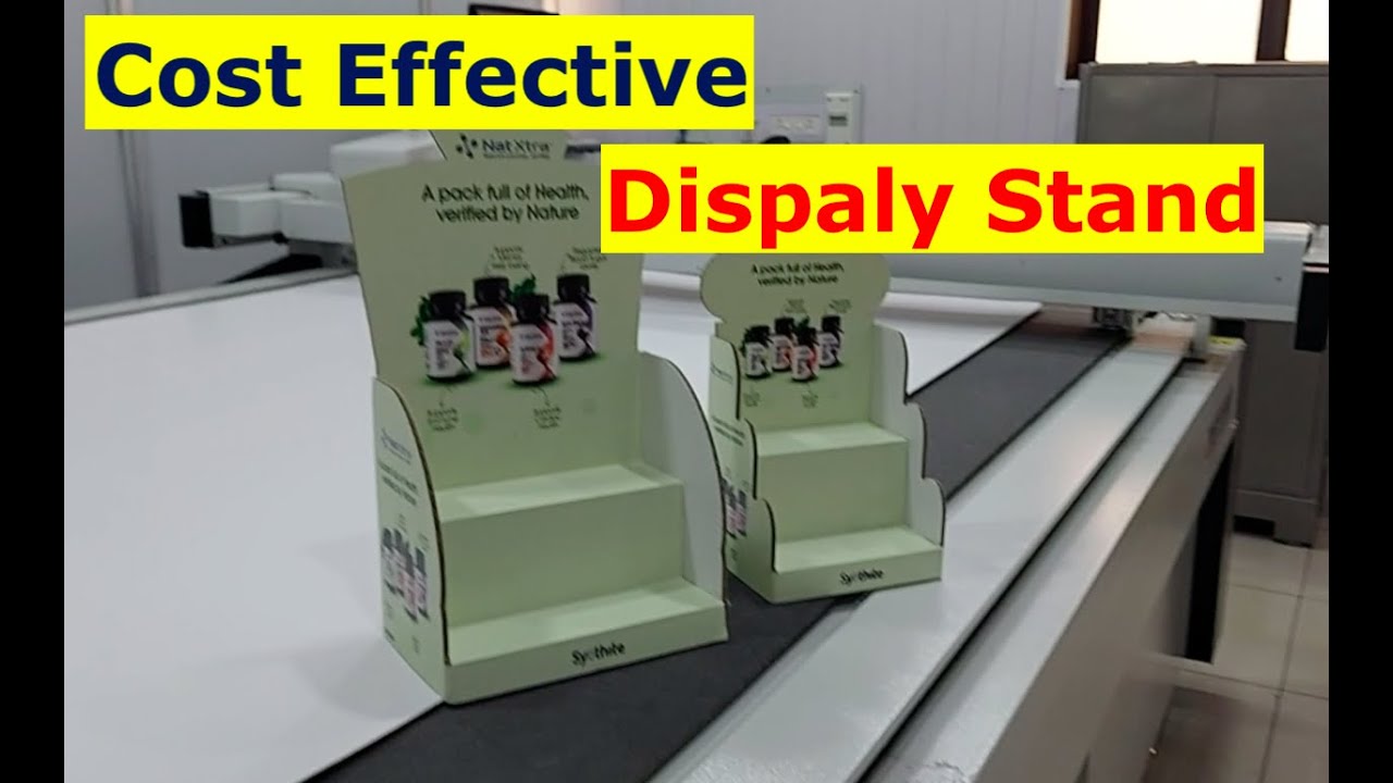 How to make a Cardboard Display Stand for Branding , Cost Effective ...