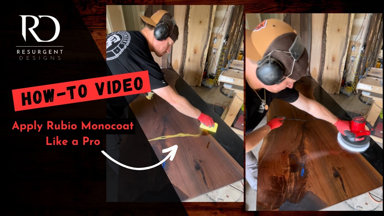 [HOW-TO] Apply Rubio Monocoat Like A Pro - My Process Finishing Tables ...