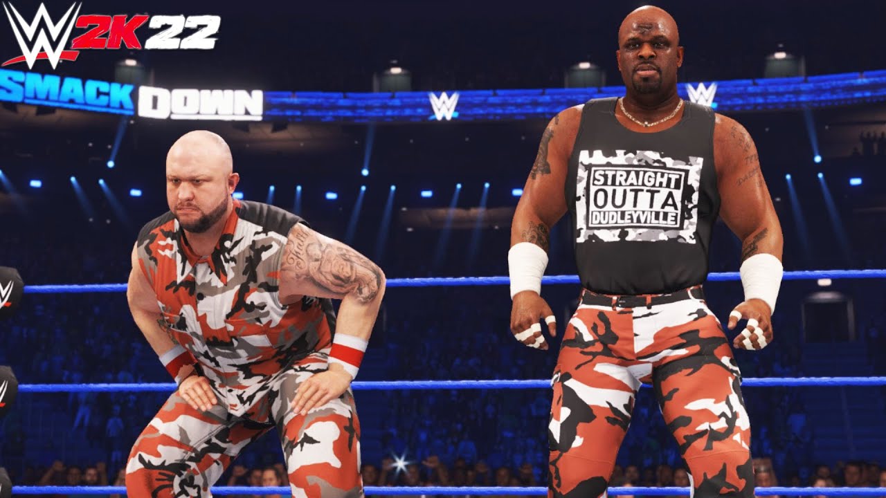 WWE 2K22(Mods) The Dudley Boyz Tag Entrance, Finisher & Victory Motion ...