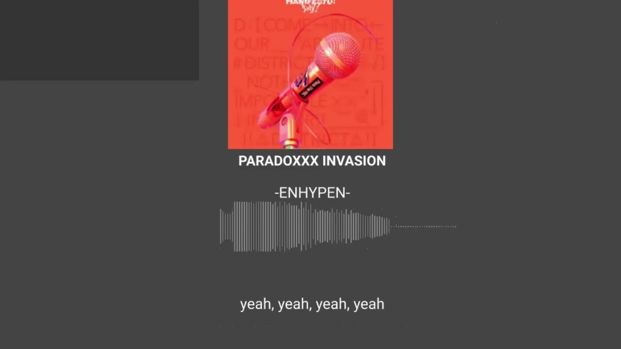 ParadoXXX Invasion - ENHYPEN [LYRICS] - YouTube