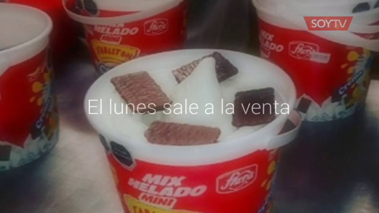 Fruna reveló cómo es su nuevo helado con tabletones - YouTube