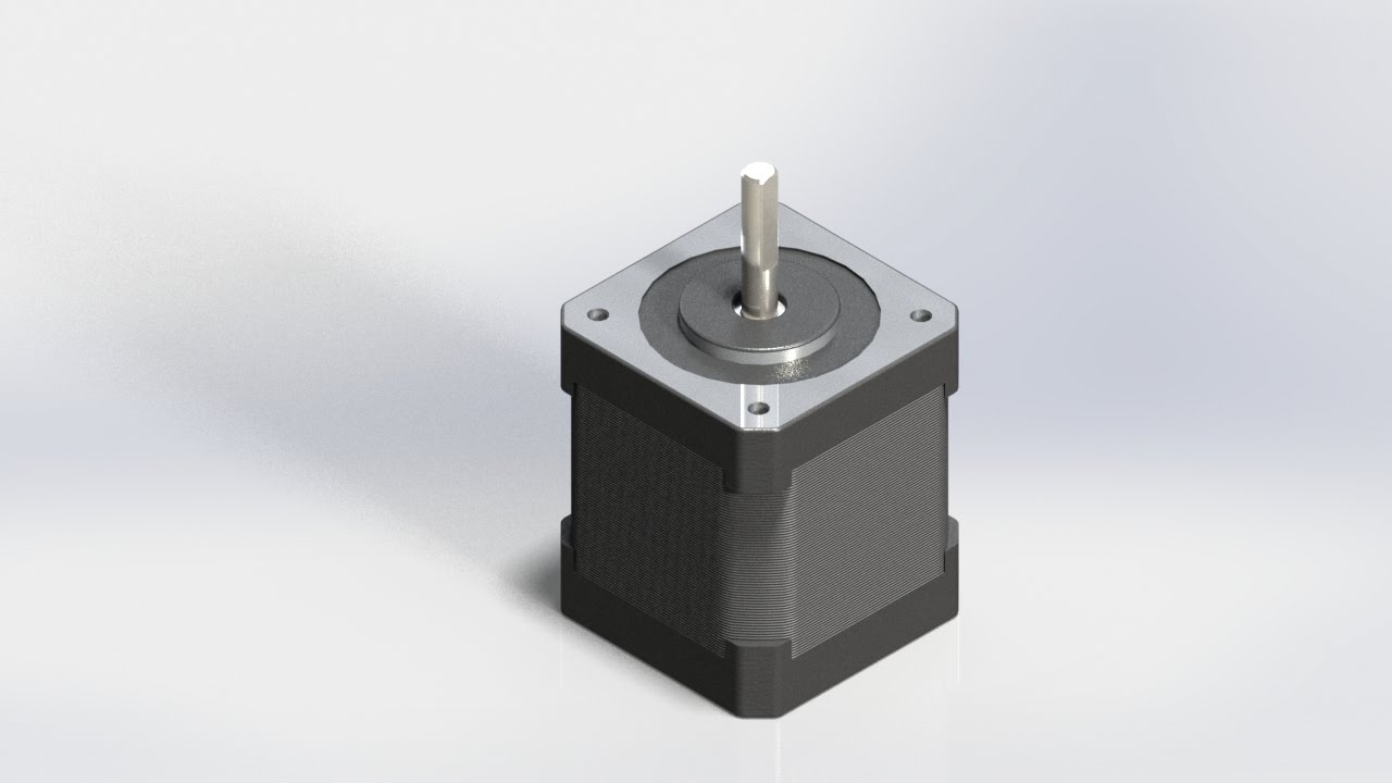 How to build a Stepper Motor in SolidWorks Part 1 - YouTube