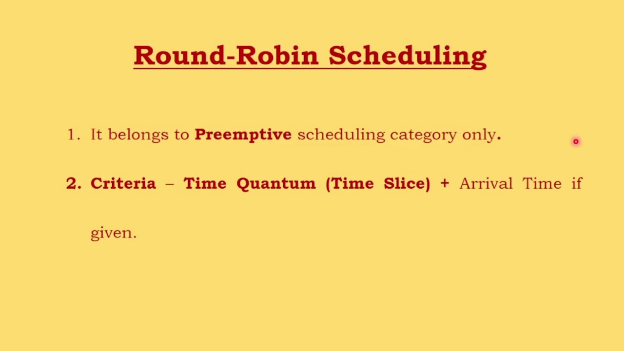Round-Robin Scheduling || RR Scheduling in Operating System - YouTube