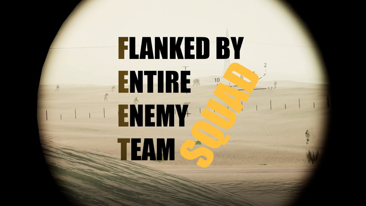 50 MAN ENEMY FLANKING FOB - SQUAD - YouTube
