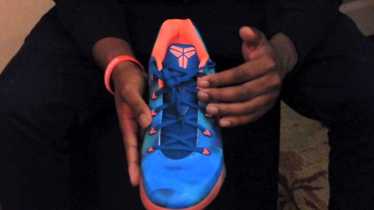 Nike Kobe 9 Peach Jam "Kobe EYBL" - YouTube