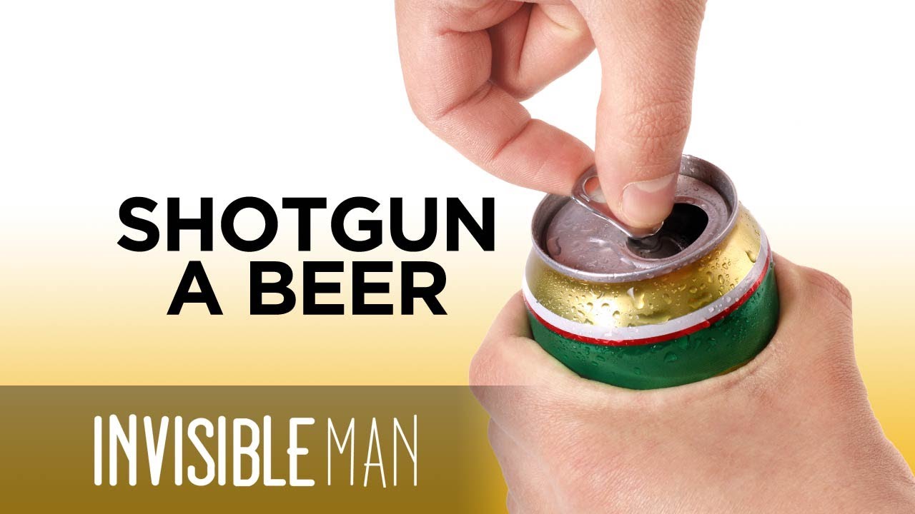 Drink BEERS the Easy Way!- Invisible Man Presents - YouTube
