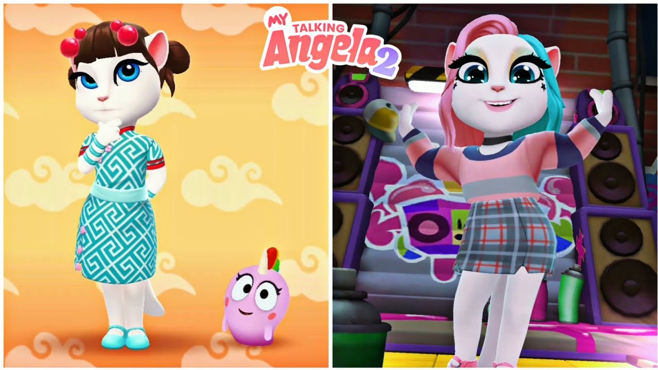 My Talking Angela 2 New Year Update Gameplay 🐲 - YouTube