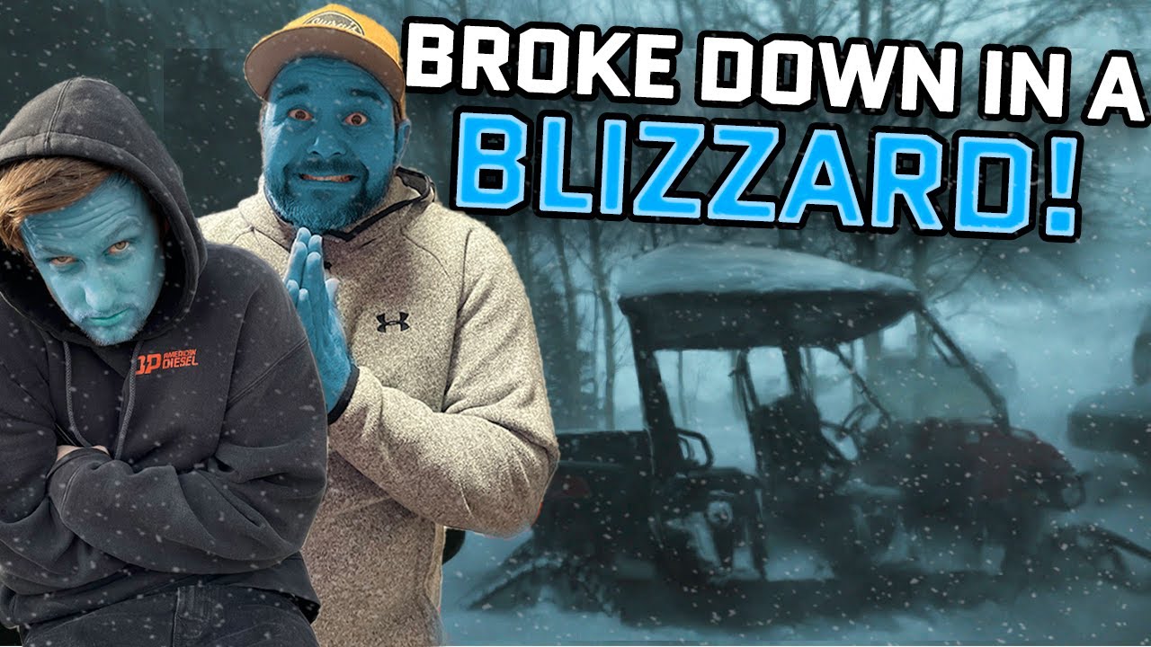 Broken down in a BLIZZARD! - YouTube