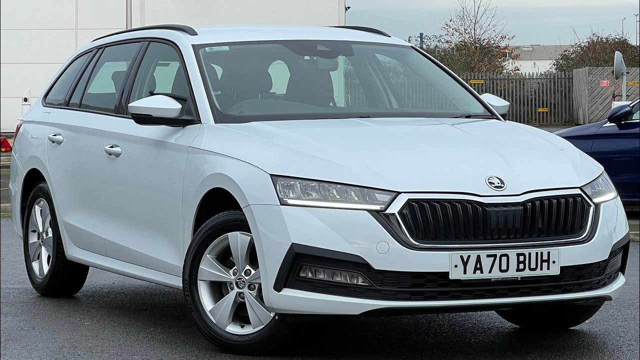 YA70BUH Skoda Octavia 1.5TSI SE First Edition Moon White Metallic - YouTube