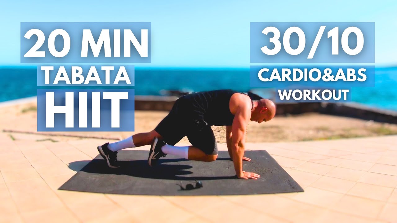 TABATA HIIT 20MIN 💥 / Cardio & Abs / TABATA 30 10 - YouTube
