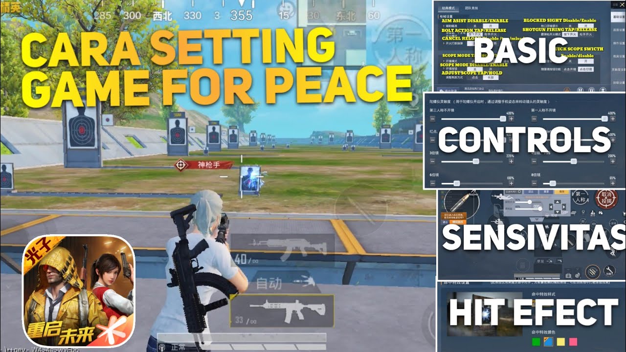 SETTINGAN BASIC CONTROLS SENSIVITAS GAME FOR PEACE PUBG VERSI CHINA ...