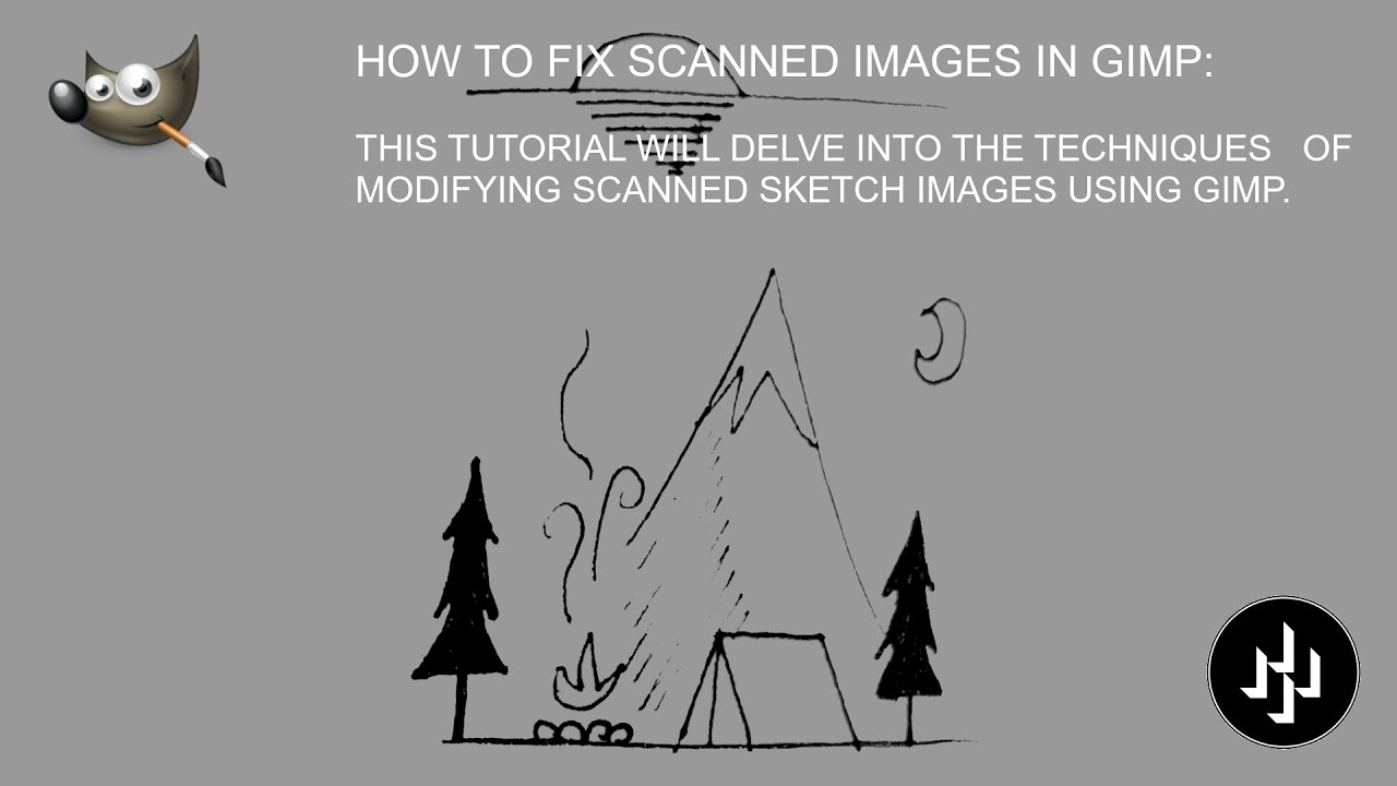 HOW TO FIX SCANNED IMAGES IN GIMP - YouTube