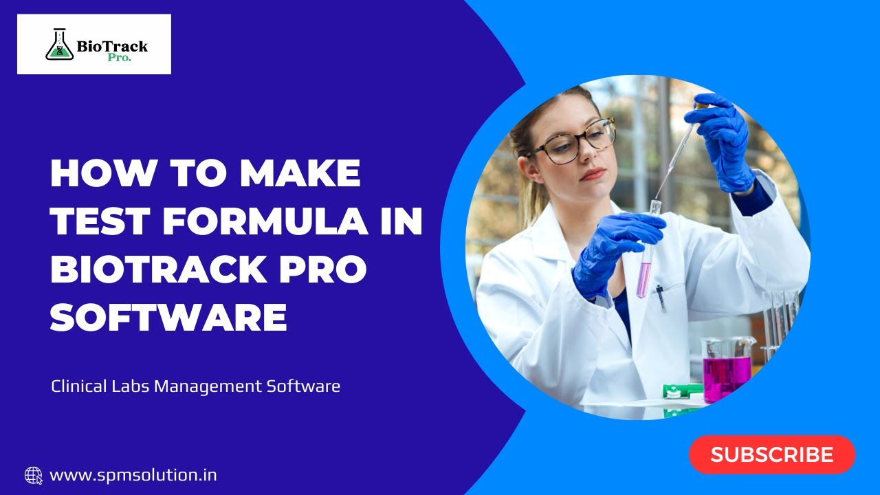 How to Make Test Formula in BioTrack Pro. Software (Hindi) - YouTube