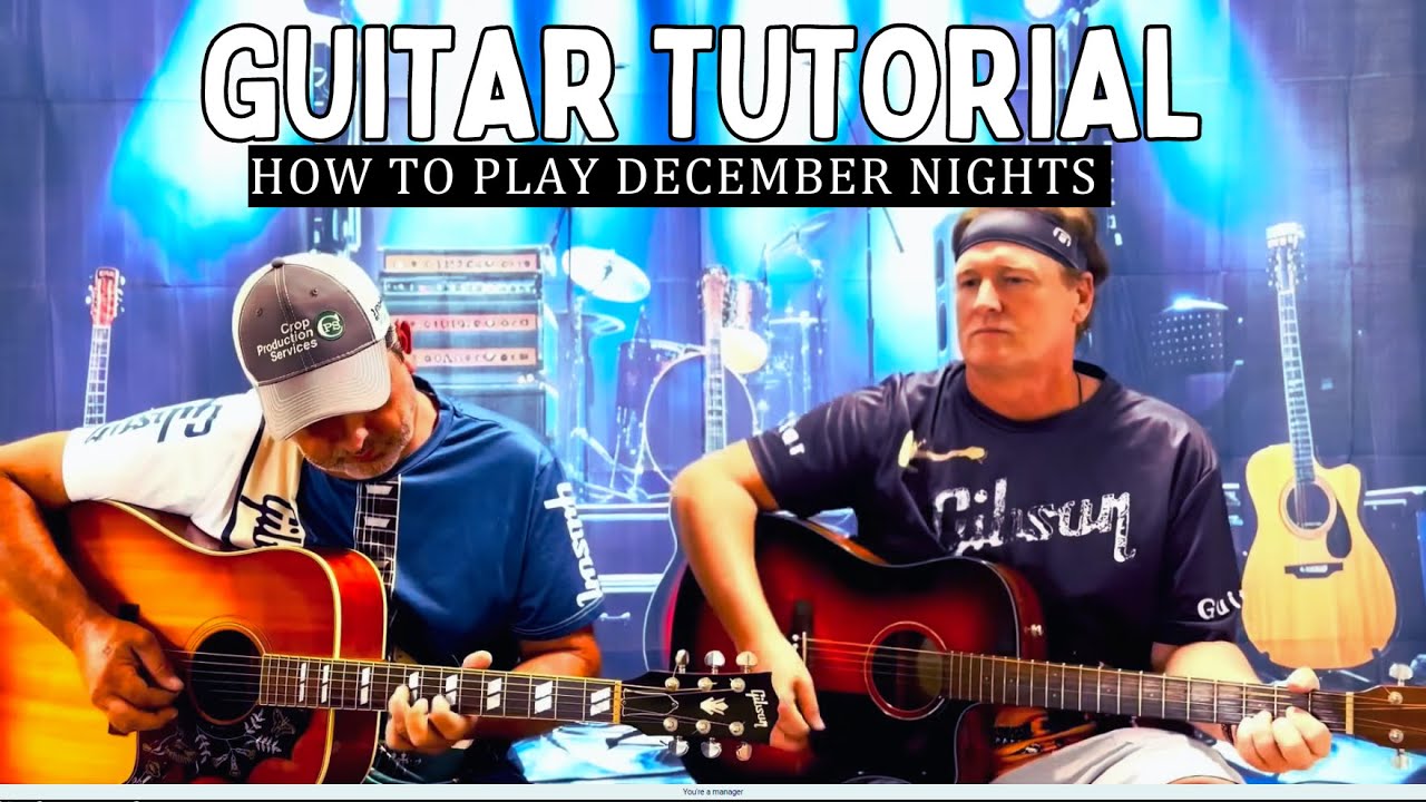 How to Play December Nights (Guitar Tutorial) - YouTube