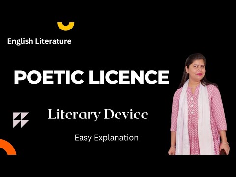 Poetic License | Literary Device | What is Poetic License | English ...