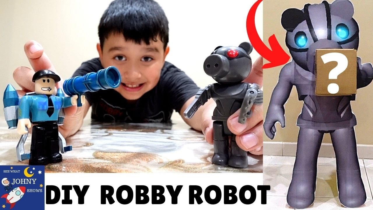 DIY Piggy Robby Robot In Real Life Delivers Johny A NEW Series 2 Robby ...