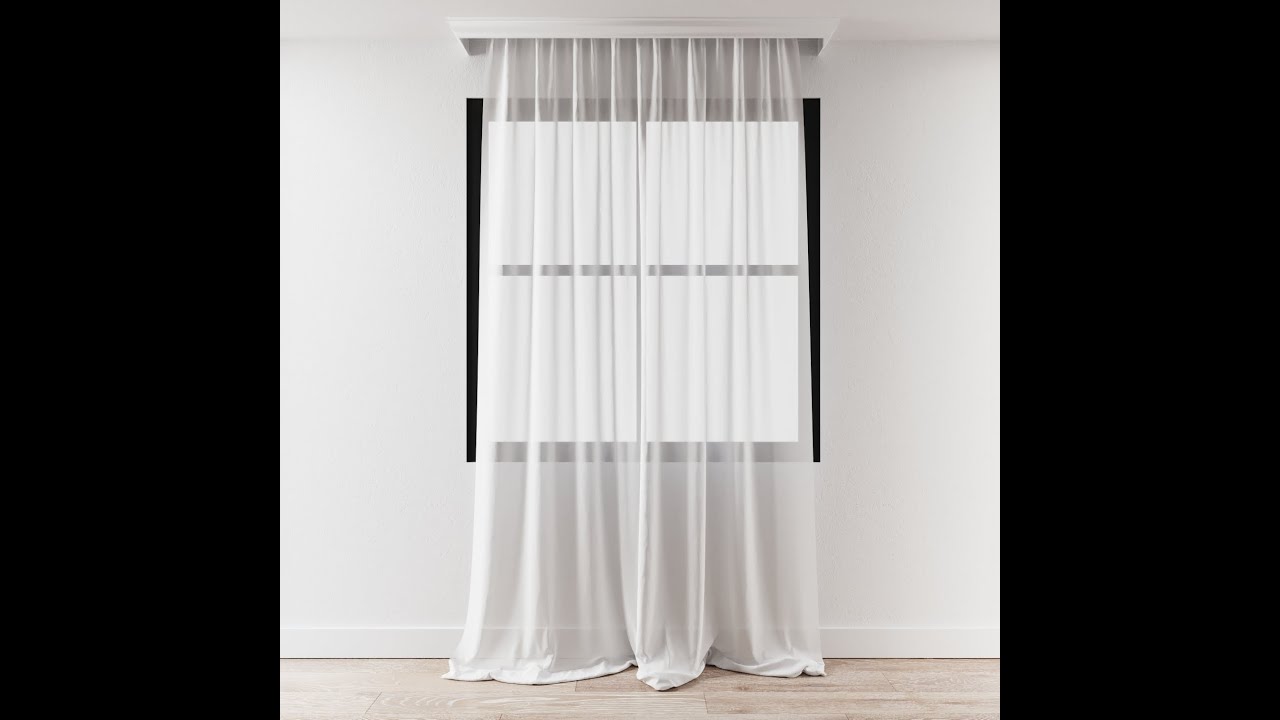 Slow Wind Curtain Animation for Sliding door - YouTube