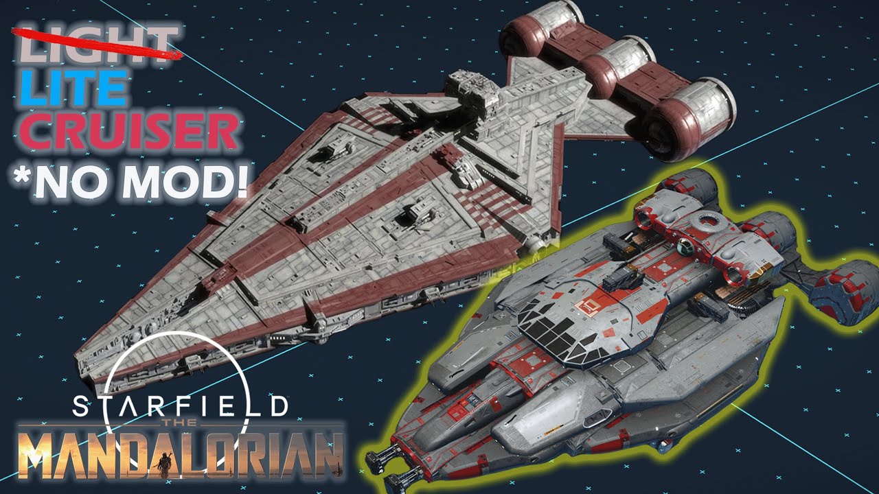 Starfield | LITE CRUISER | Build Guide and Assembly - YouTube