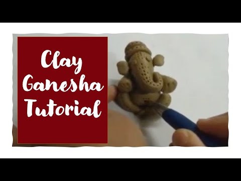 Simple Eco Friendly Clay Ganesh Idol | Make Your Own Ganpati in Five ...