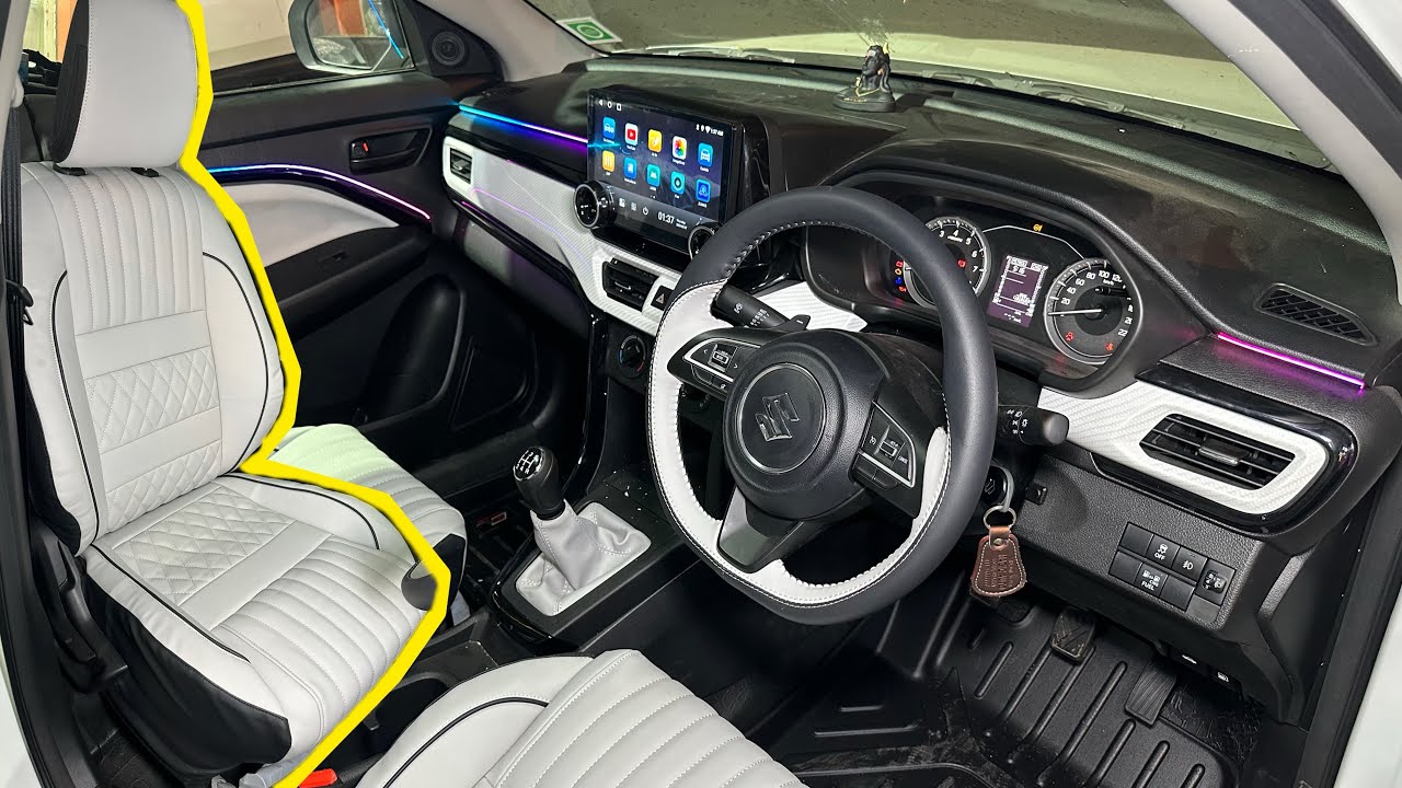 Brezza LXi Modification Brezza Base Model Interior Customization Brezza ...