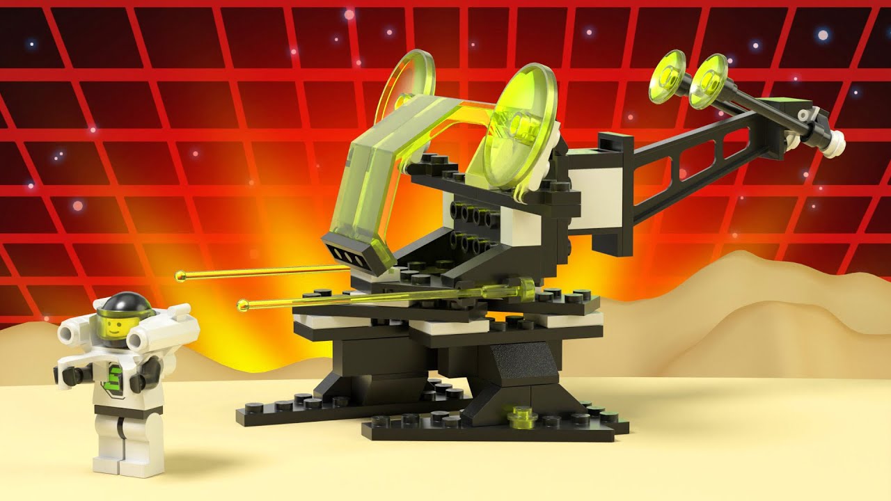 LEGO build of 6878 Sub Orbital Guardian (1991) - Blender animation ...