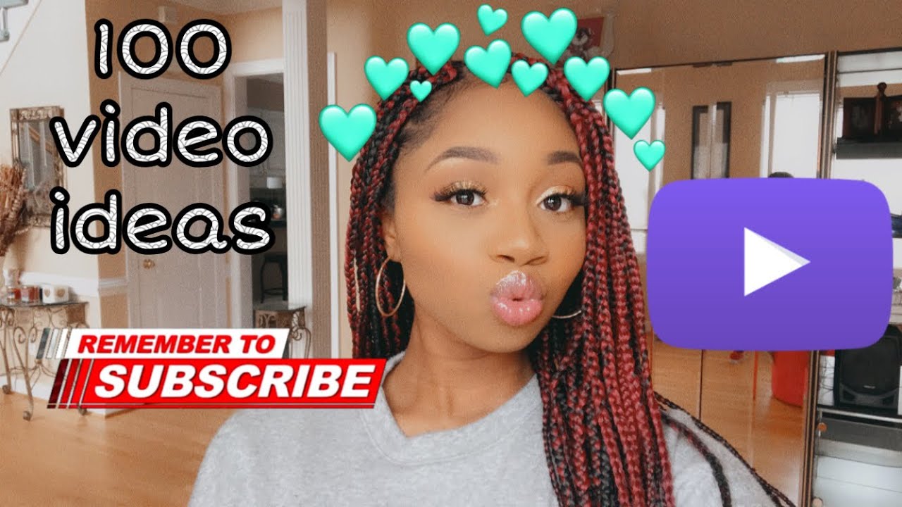 100 youtube video ideas / small YouTubers must watch! - YouTube