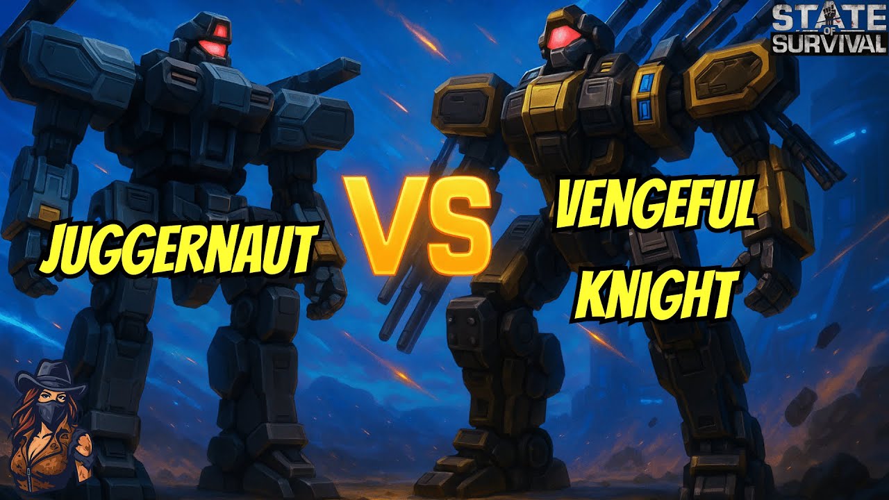 Vengeful Knight vs Juggernaut: Rider Mech Battle Test & Upgrades ...