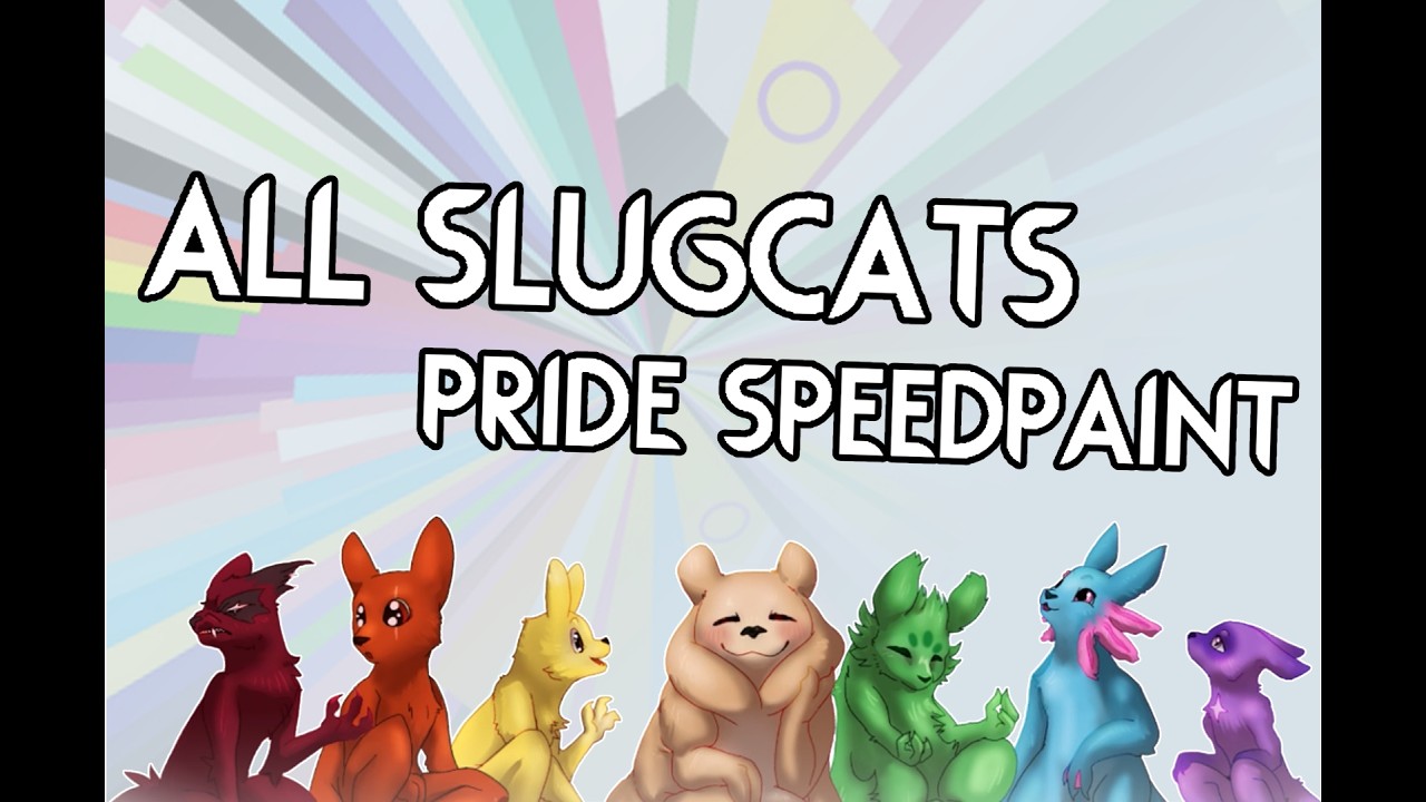All Slugcats Pride Speedpaint - YouTube