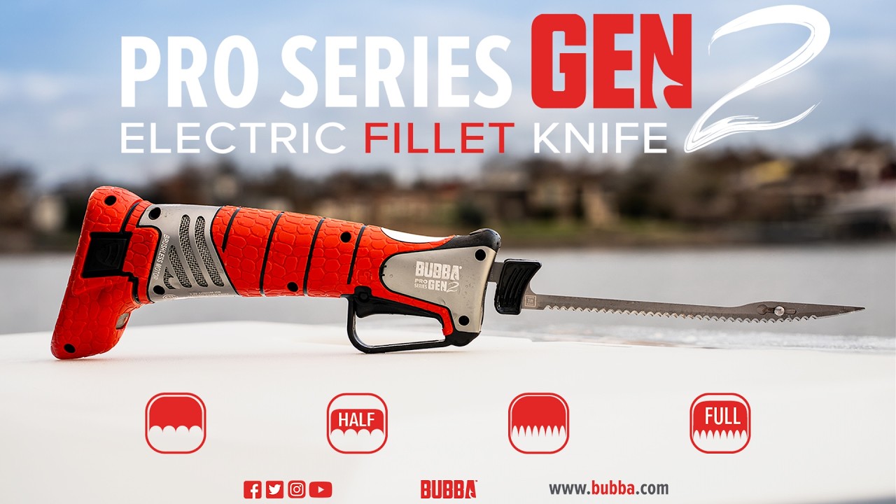 BUBBA Pro Series Electric Fillet Knife Gen 2 - YouTube