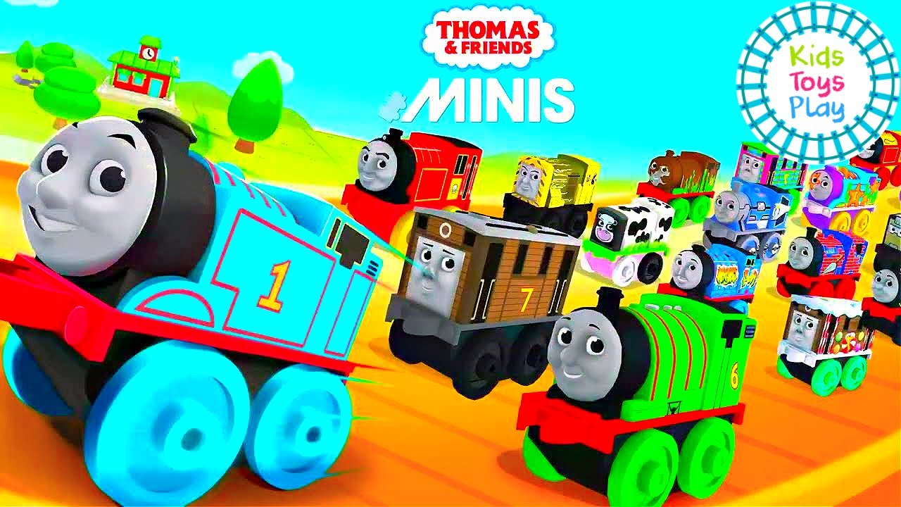 Thomas Minis Racing Through Crazy Tracks! - YouTube