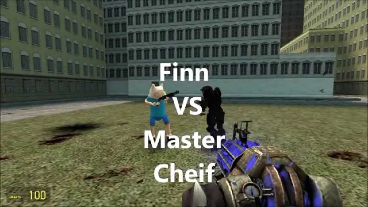 Finn the Human VS Master Chief (GMod Battles) - YouTube