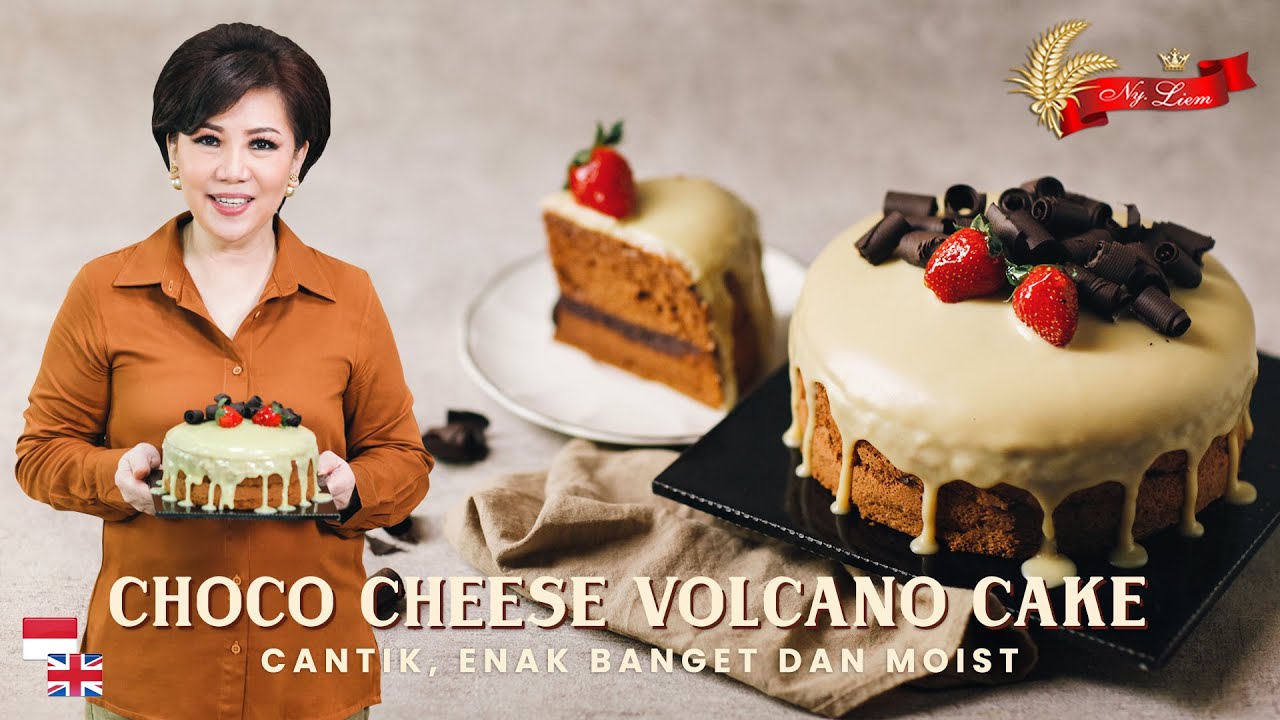 100% LEGIT!! Resep Choco Cheese Volcano Cake (KREASI BOLU COKLAT KEJU ...
