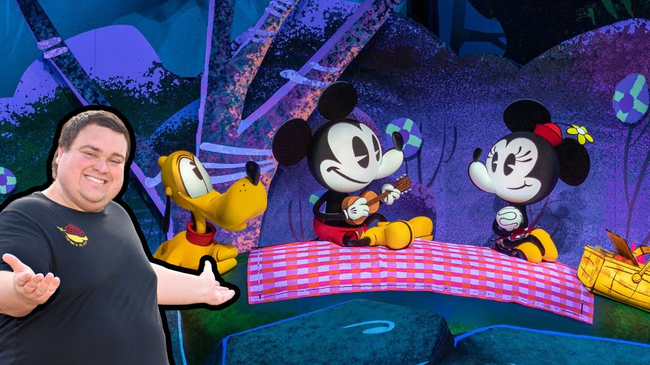 Mickey & Minnie's Runaway Railway With The Plus Size Park Hoppers - YouTube