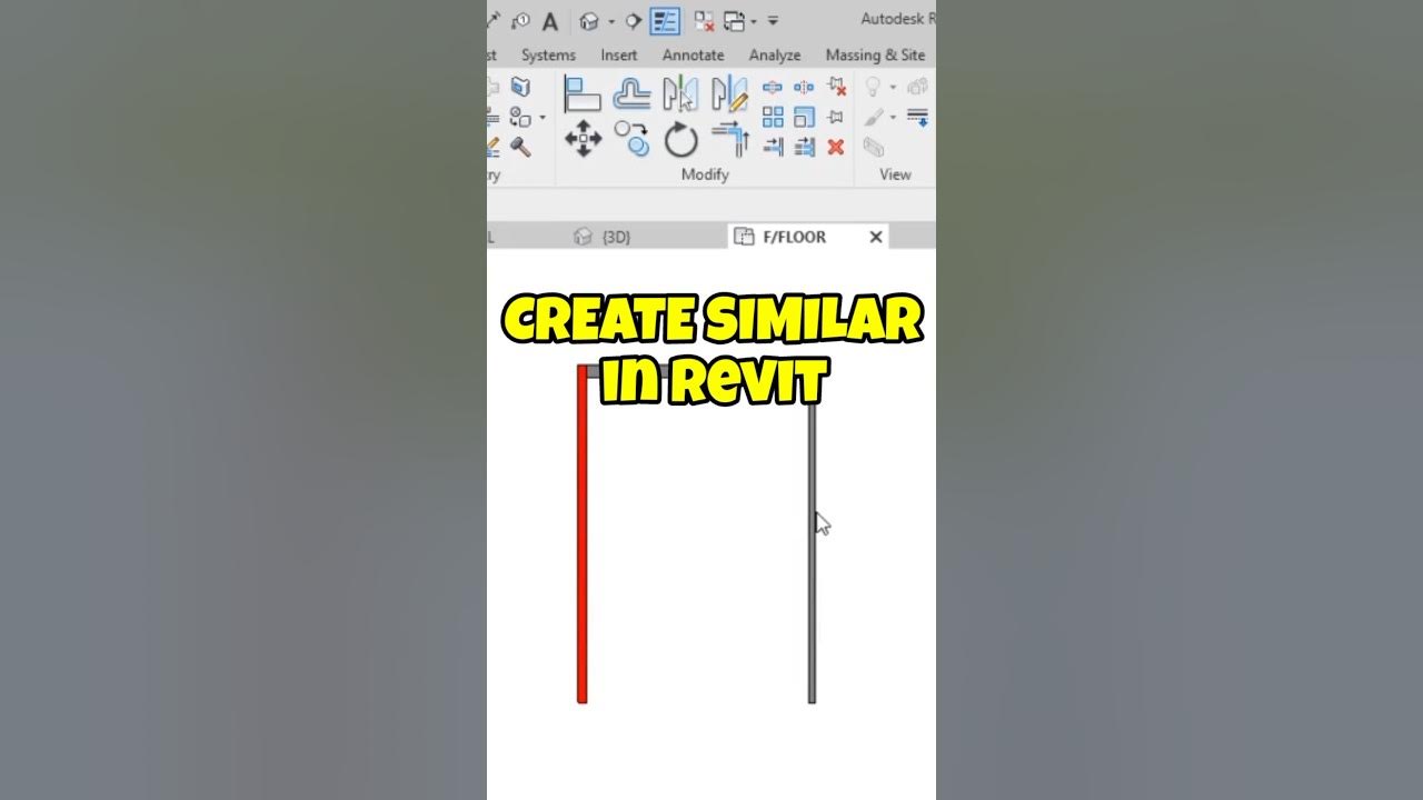 Create Similar In Revit #revit #shorts #revitbim #revitarchitecture @DeepakVerma_dp - YouTube