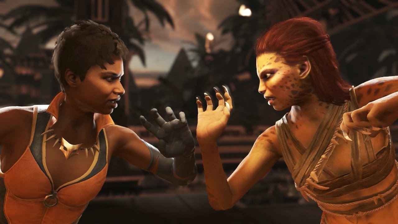 INJUSTICE 2 Vixen vs Cheetah/Grodd Clash Dialogue - YouTube