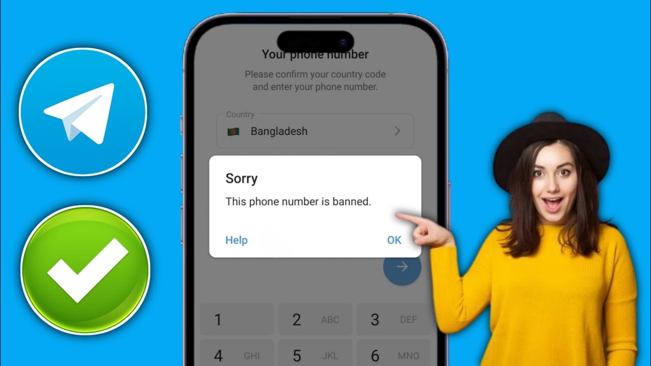 How To Fix Telegram This Phone Number is Banned || Recover Telegram ...