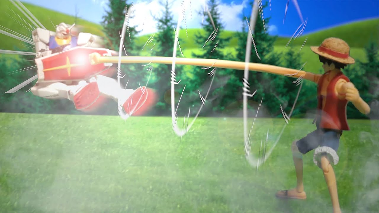 Old unfinished One Piece stop motion - Luffy Vs Marines - YouTube