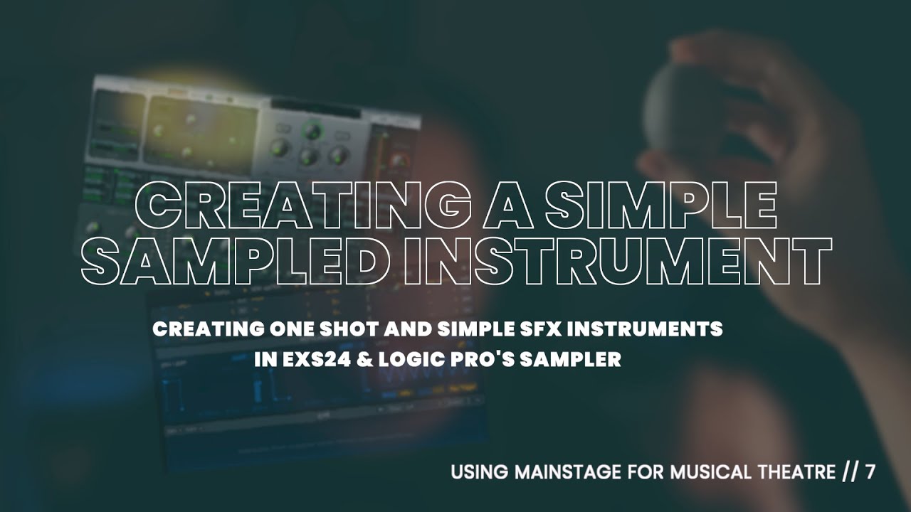 Creating A Simple Sampled Instrument // Using Mainstage For Musical ...