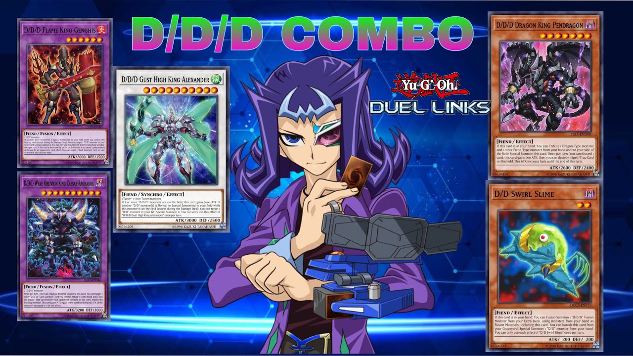 DDD Card with High IQ duel Disk Yu Gi Oh duel Link - YouTube