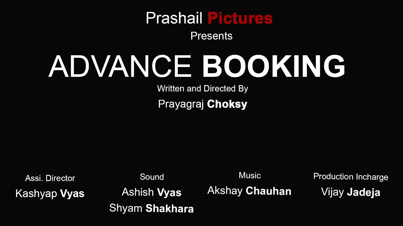 Advance Booking - YouTube