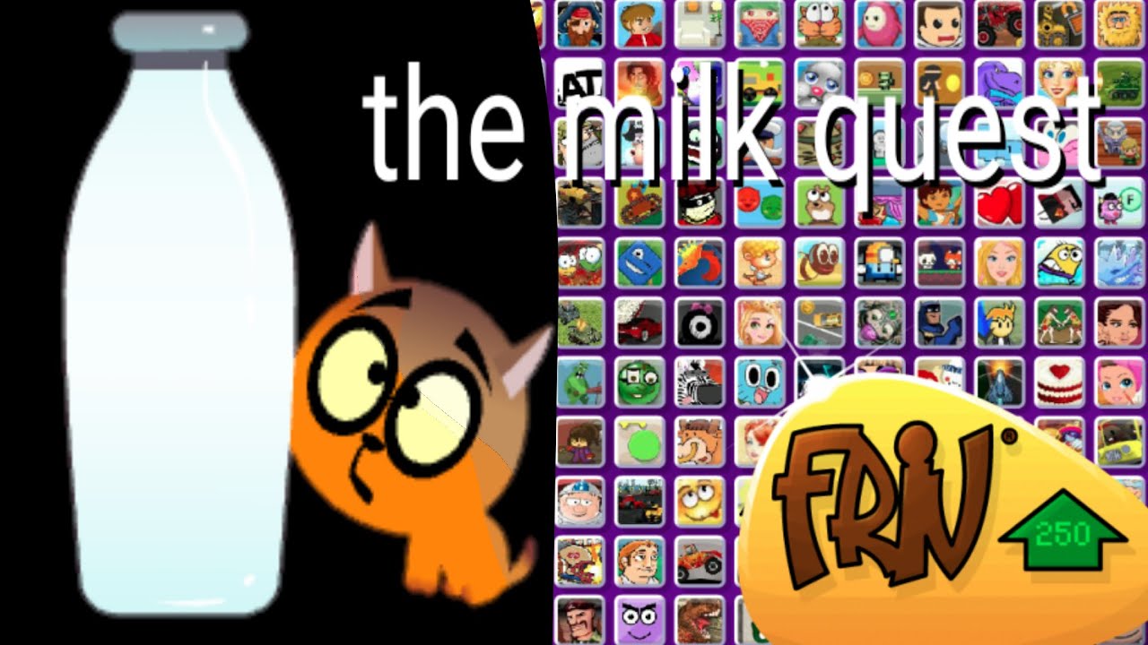 THE MILK QUEST (JUEGO FRIV) INFANCIA RECORDADA - YouTube